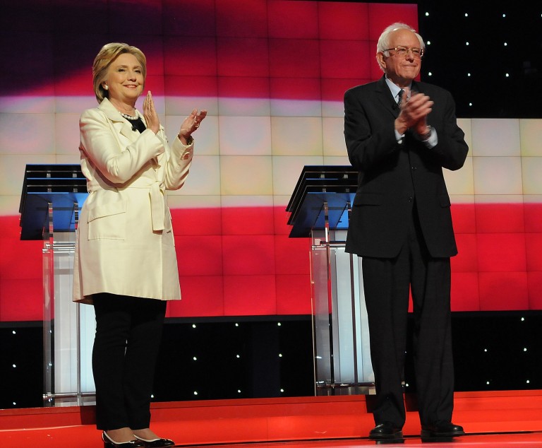 Brooklyn Brawl: Democrats Clinton & Sanders Debate Universal Health ...